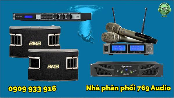 Dàn Karaoke Đẩy Crown XLi 1500+ Loa BMB CSV 450SE+ Vang Số JBL Kx180A ...