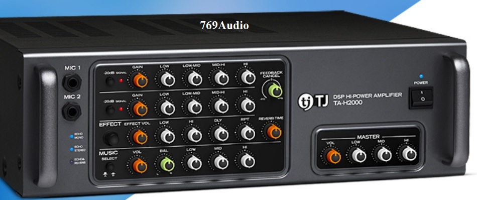 Ampli KaraokeTJ TA-H2000 Giá rẻ Echo Độc Đáo Vượt Trội | 769 Audio