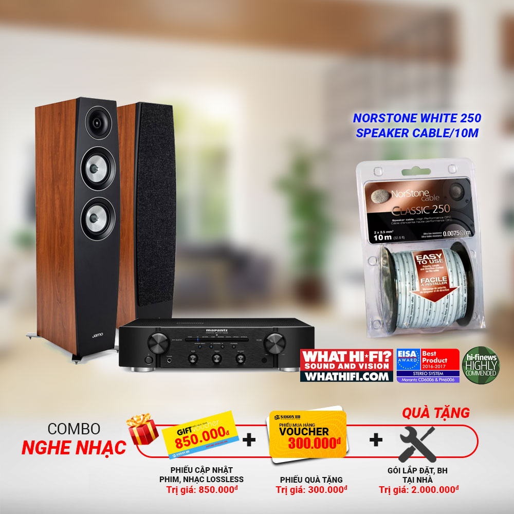 Dàn Denon PMA 800NE - Loa Jamo C95 II